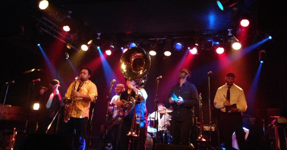 Lowdown Brass Band + Guerilla Funk in Dallas at Deep Ellum Art