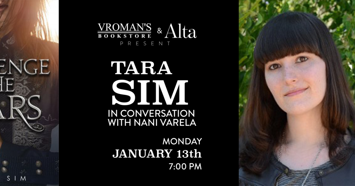 Tara Sim, in conversation with Nani Varela, discusses and signs