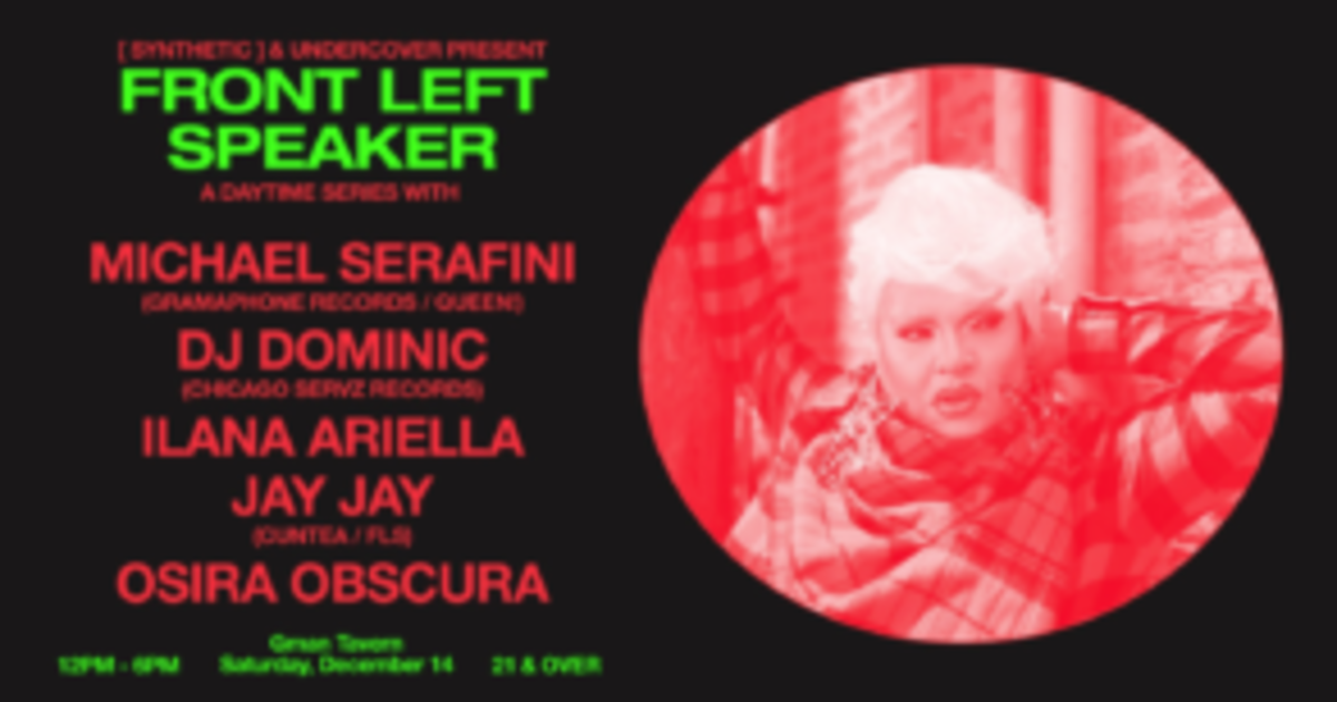 Front Left Speaker: A Daytime Series w/ Michael Serafini, DJ