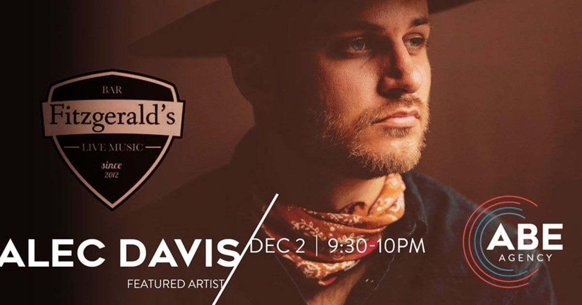 Alec Davis [at] Fitzgerald's Bar in San Antonio at Fitzgerald's