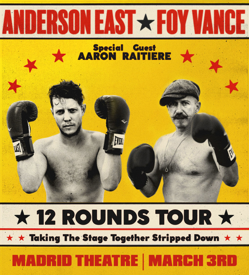 (CANCELED) Anderson East and Foy Vance in Kansas City at The