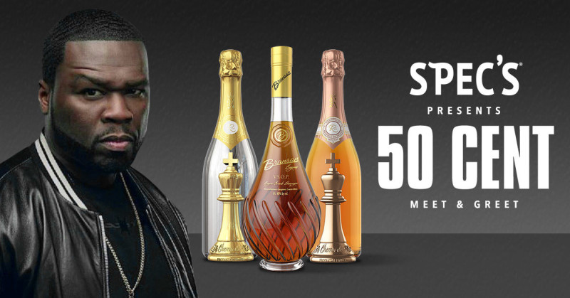 50 Cent Spec's Meet & Greet in Austin at Spec's Arbor Walk