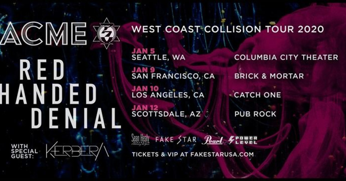 Acme X Rhd West Coast Collision Tour In Seattle in Seattle at