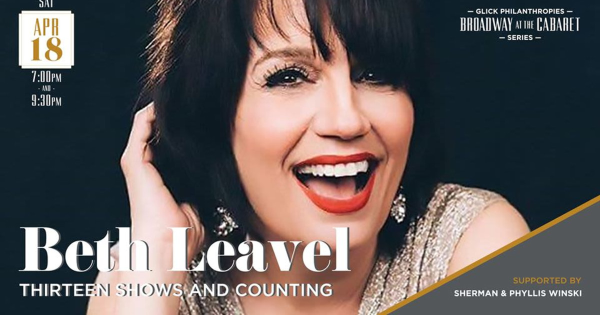Beth Leavel: Thirteen Shows and Counting (2 Shows Tonight) in