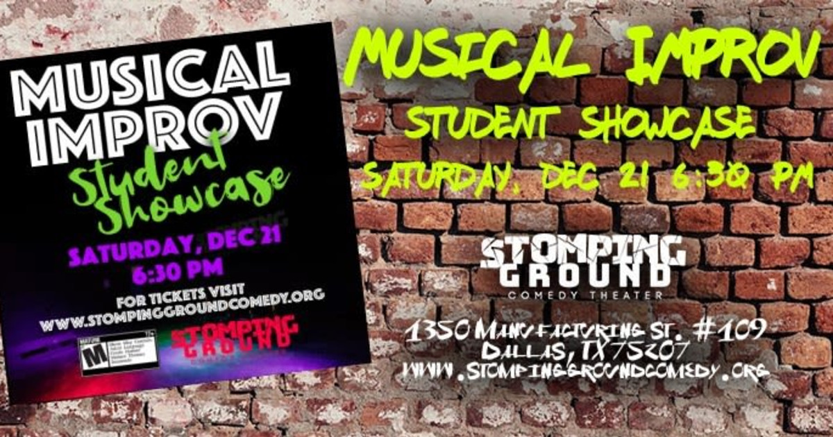 Winter 1 Showcase- Musical Improv in Dallas at Stomping Ground