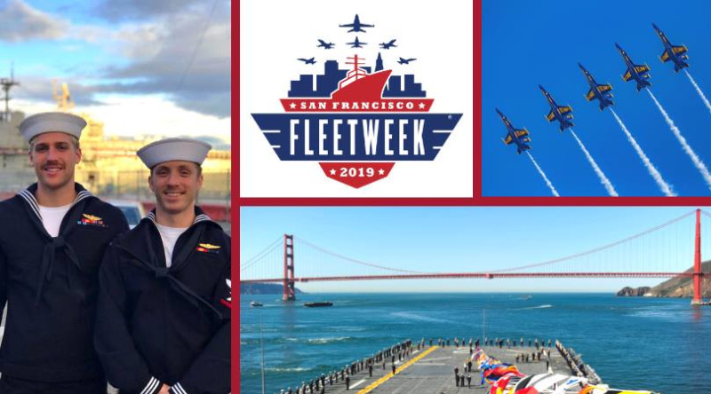 2019 San Francisco Fleet Week in The Bay Area at San Francisco