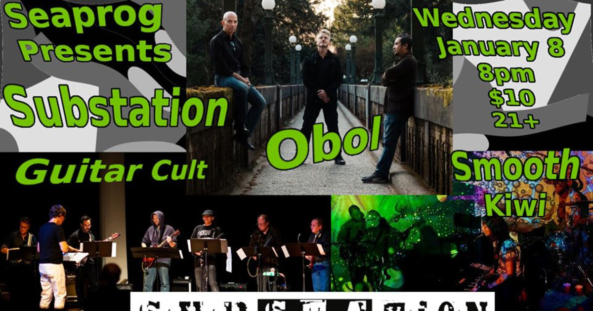 Obol, Smooth Kiwi, Guitar Cult in Seattle at Substation