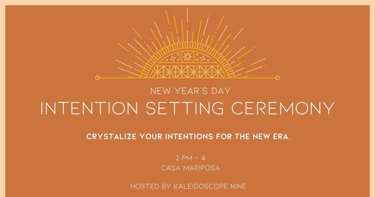 New Year's Day Intention Setting Ceremony in San Antonio at 5
