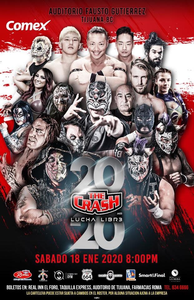 The Crash Lucha Libre: 2020 en Tijuana en Auditorio Municipal de