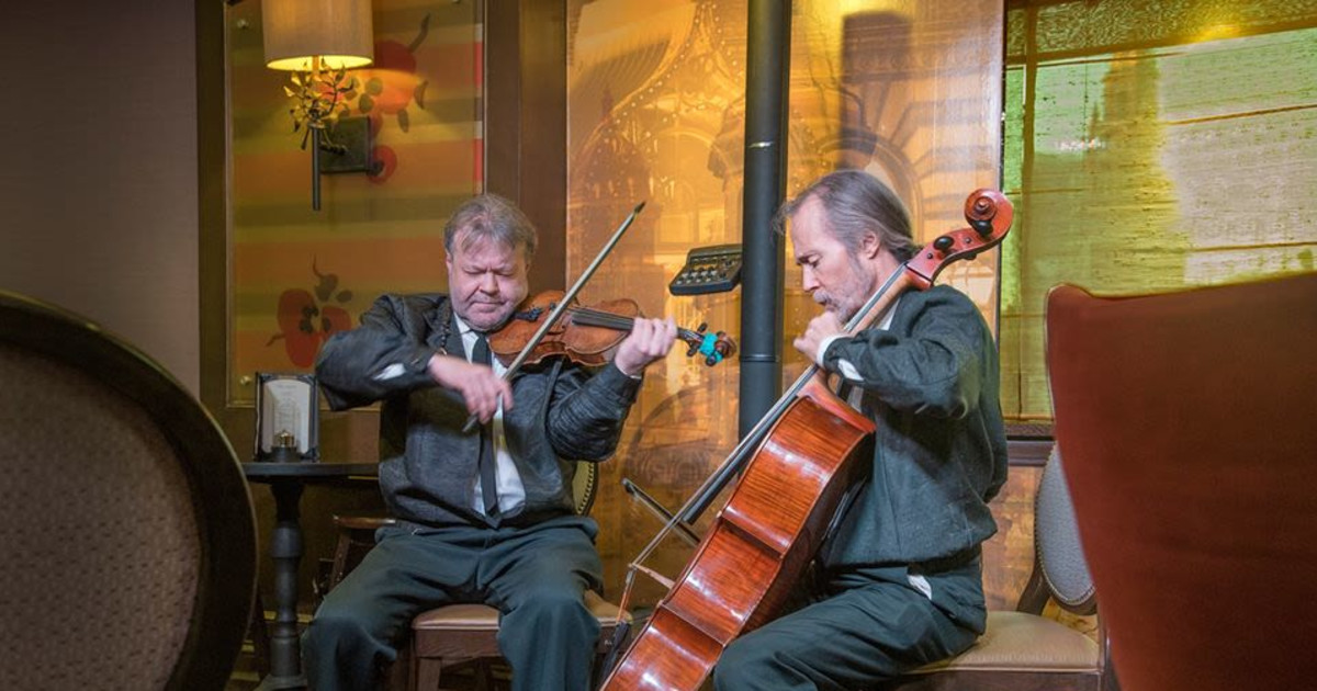 The Mengel Brothers Duo in Kansas City at Chaz, in the Raphael