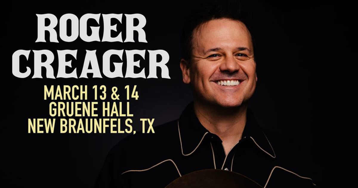 Roger Creager Live at Gruene Hall in New Braunfels at Gruene Hall