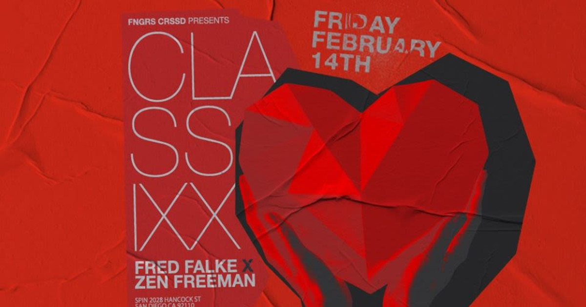 Classixx at Spin - Friday, 2/14 : Fngrs Crssd in San Diego at Spin