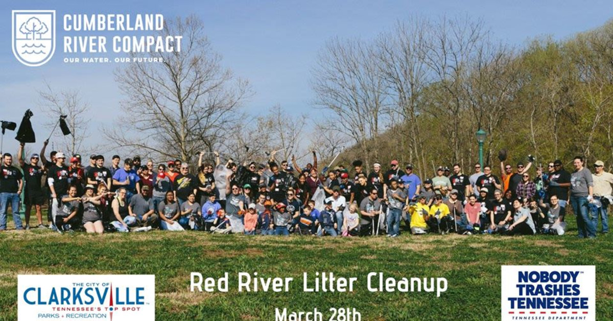 Volunteer: Red River Litter Cleanup in Nashville at Cumberland