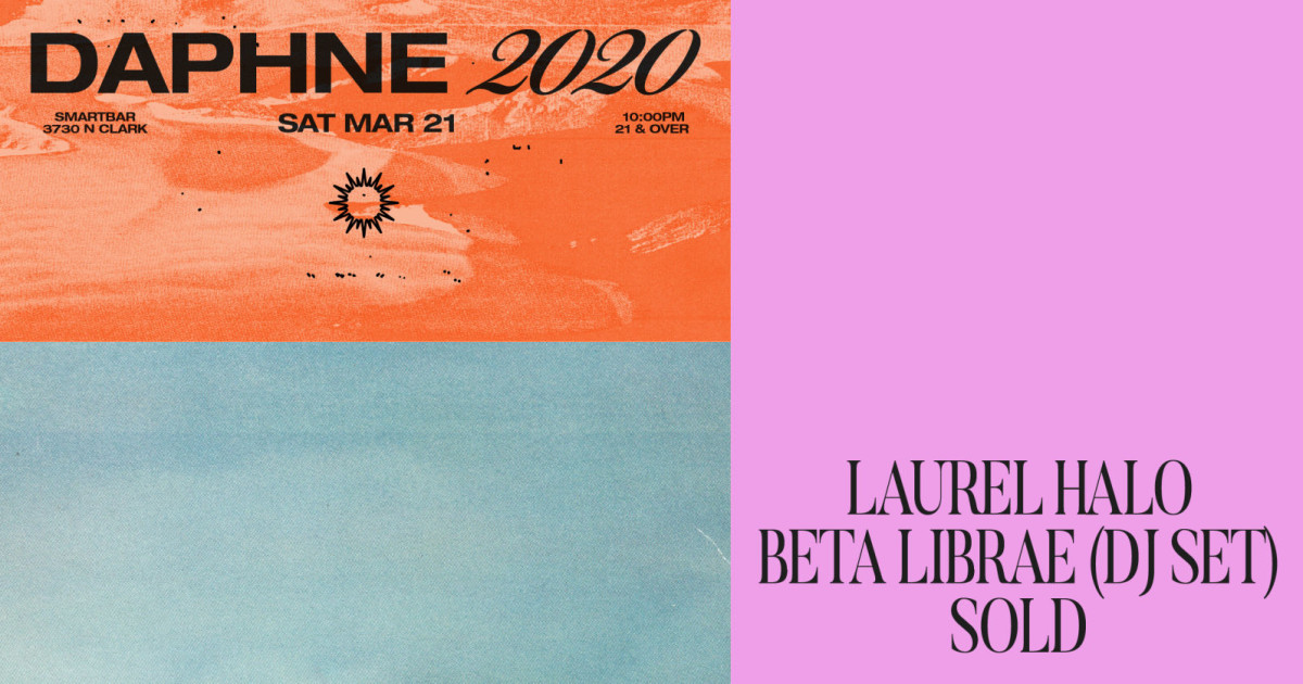 Laurel Halo, Beta Librae (DJ Set), Sold in Chicago at Smartbar
