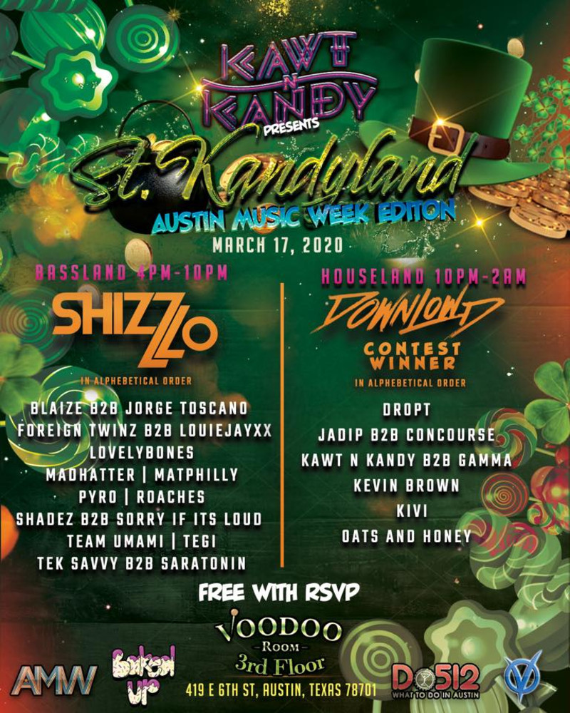 St. Kandyland 2020 in Austin at Voodoo Room