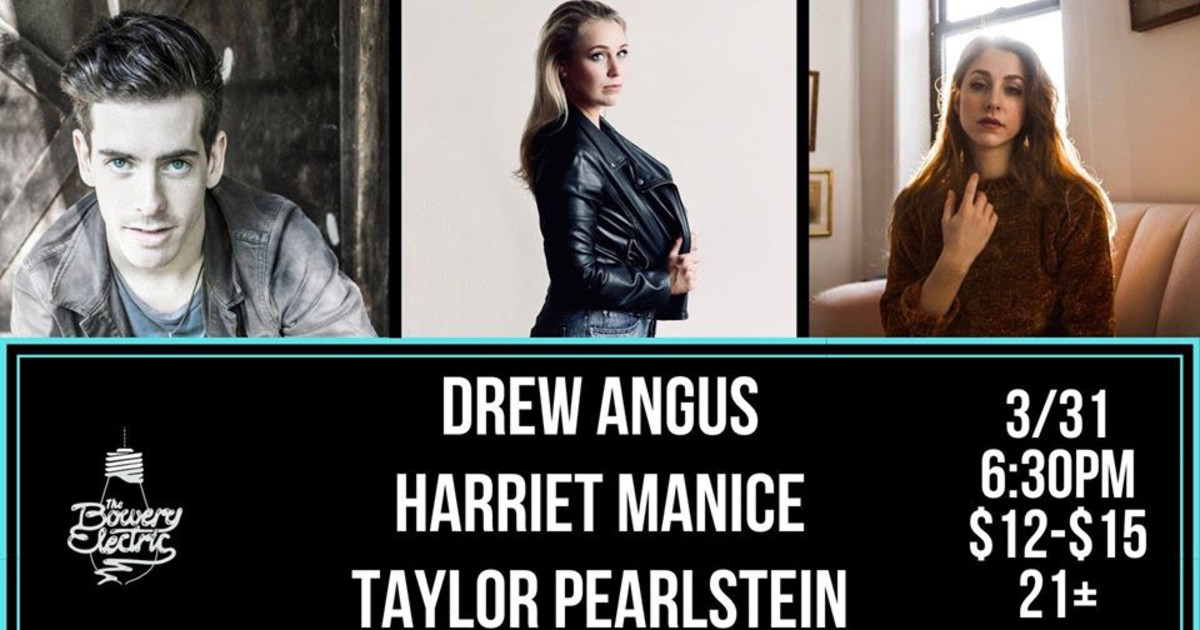Drew Angus, Harriet Manice, Taylor Pearlstein in New York at