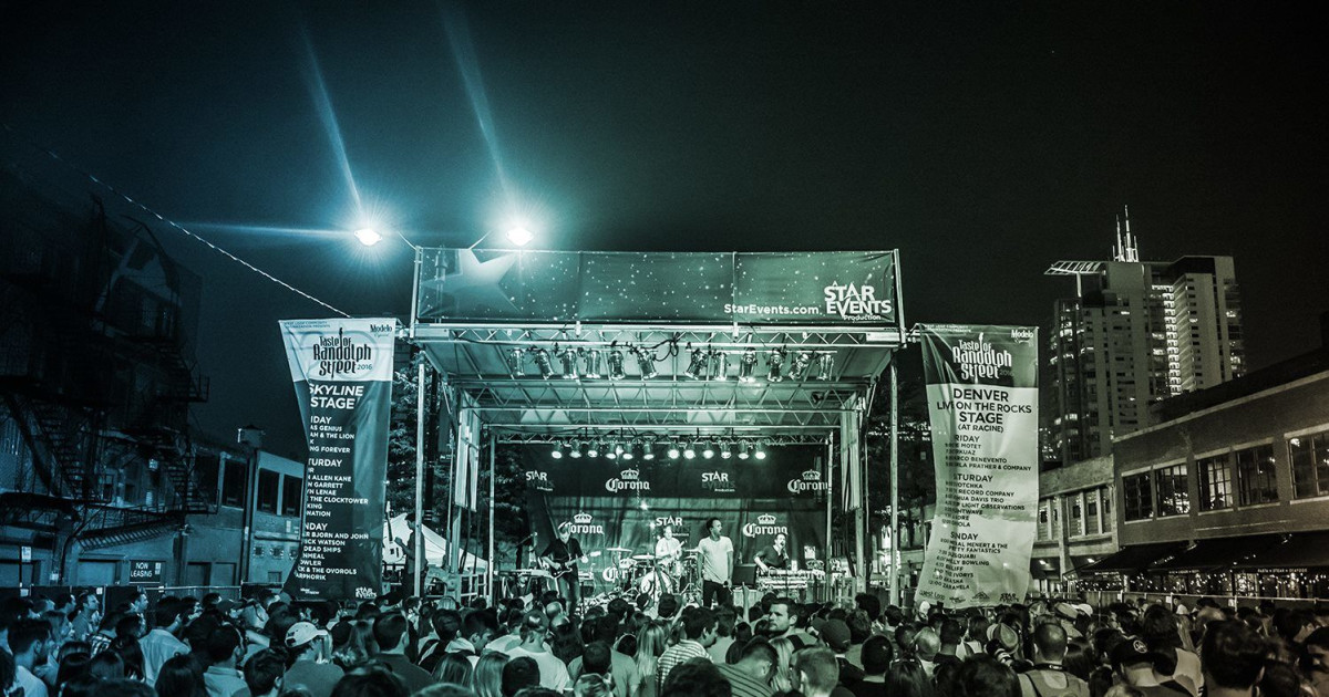 Taste of Randolph in Chicago at 900 W. Randolph St.