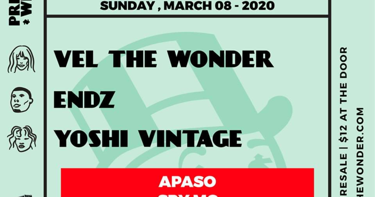 Vel The Wonder : Price Just Went Up Tour!!! in San Antonio at