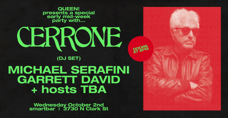 Cerrone (DJ set), Michael Serafini, Garrett David in Chicago at