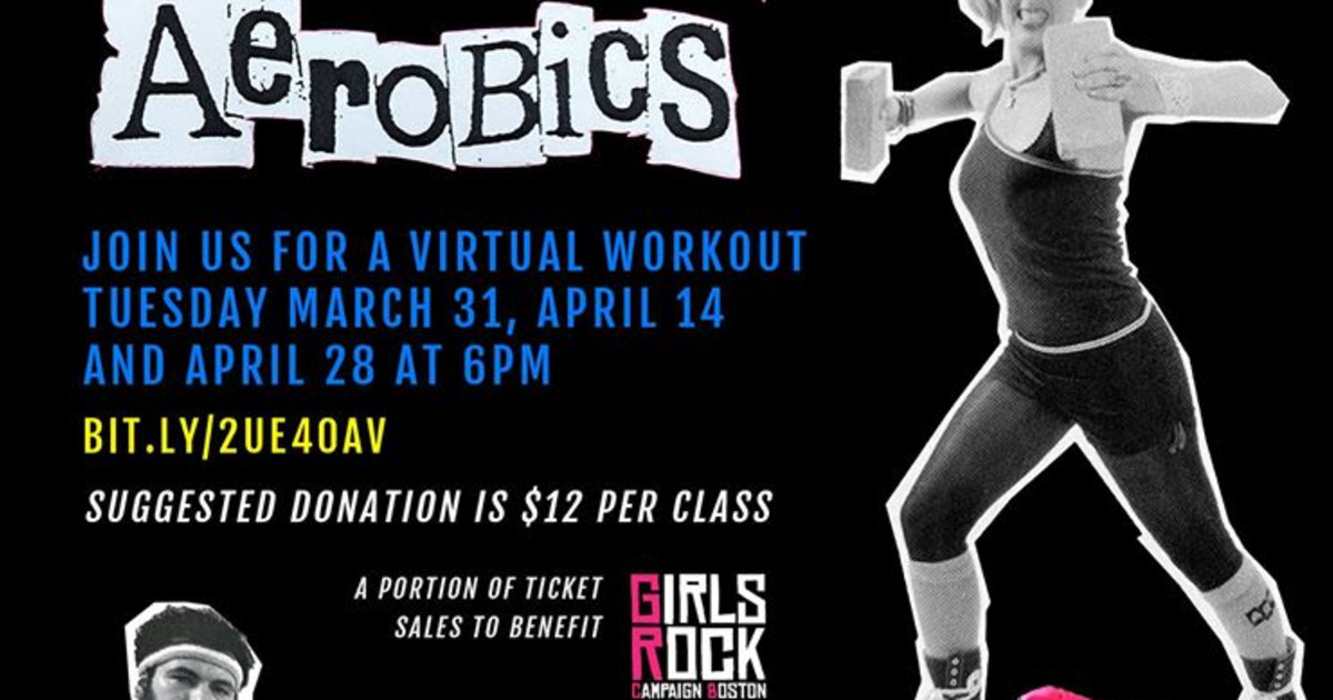 Punk Rock Aerobics Live Stream Class! in Boston at DoStuffAtHome
