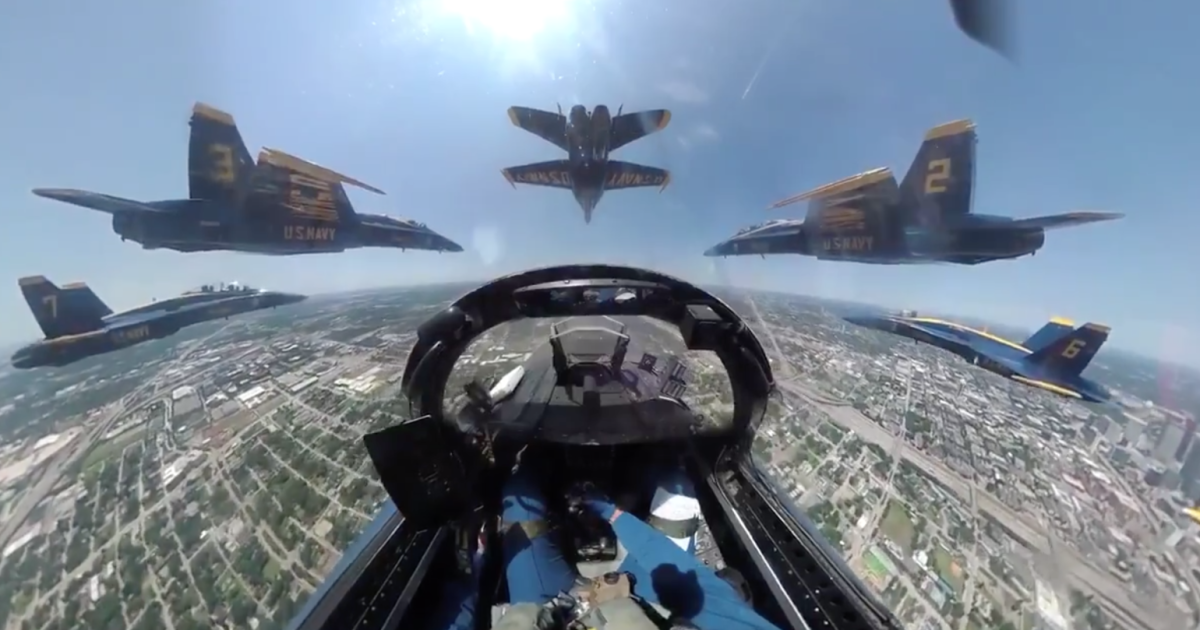 U.S. Navy Blue Angels Chicago Flyover in Chicago at