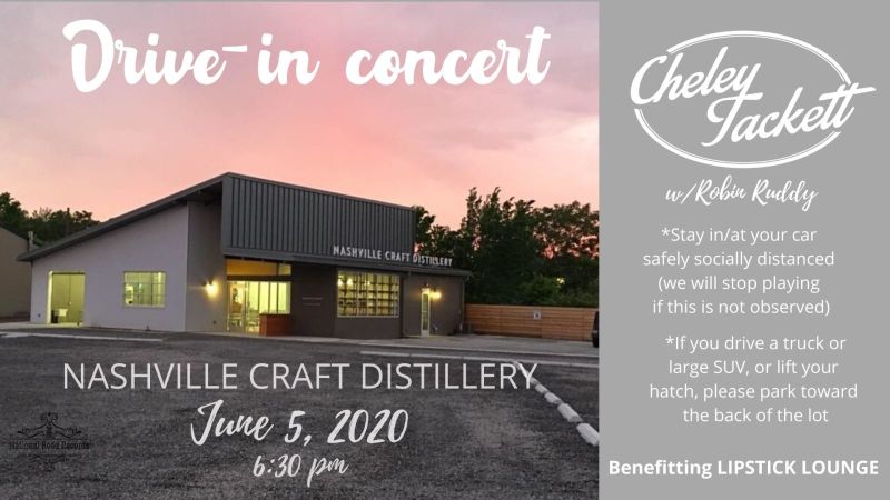 Drive-In Concert: Cheley Tackett w/ Robin Ruddy in Nashville at