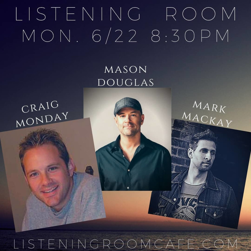 Mason Douglas, Mark Mackey and Craig Monday in Nashville at The