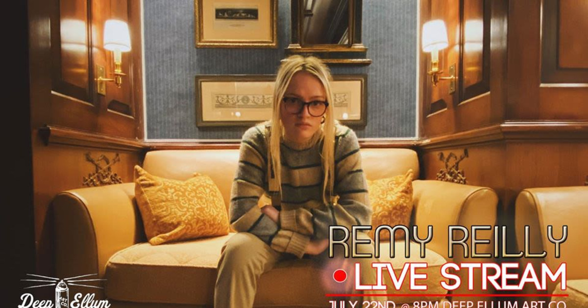 Remy Reilly Livestream in Dallas at Deep Ellum Art Company