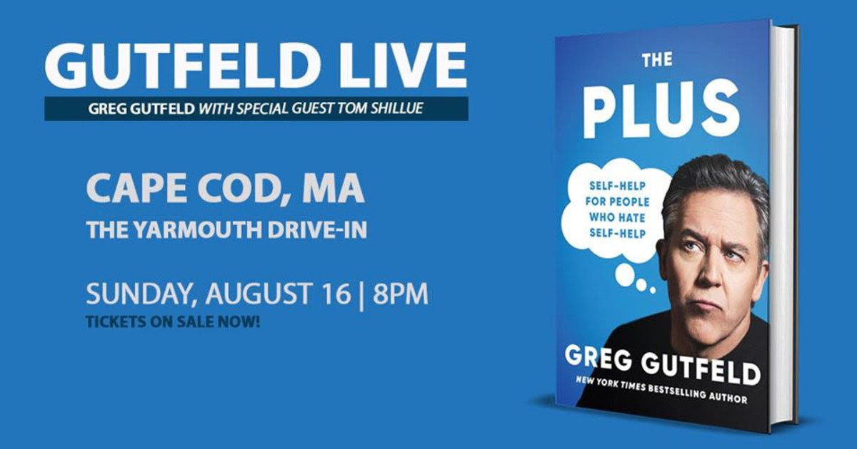 Gutfeld Live w/ Tom Shillue - The Plus Tour in West Yarmouth at