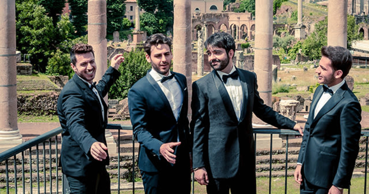 The Four Italian Tenors from Rome, Italy in San Antonio at Laurie