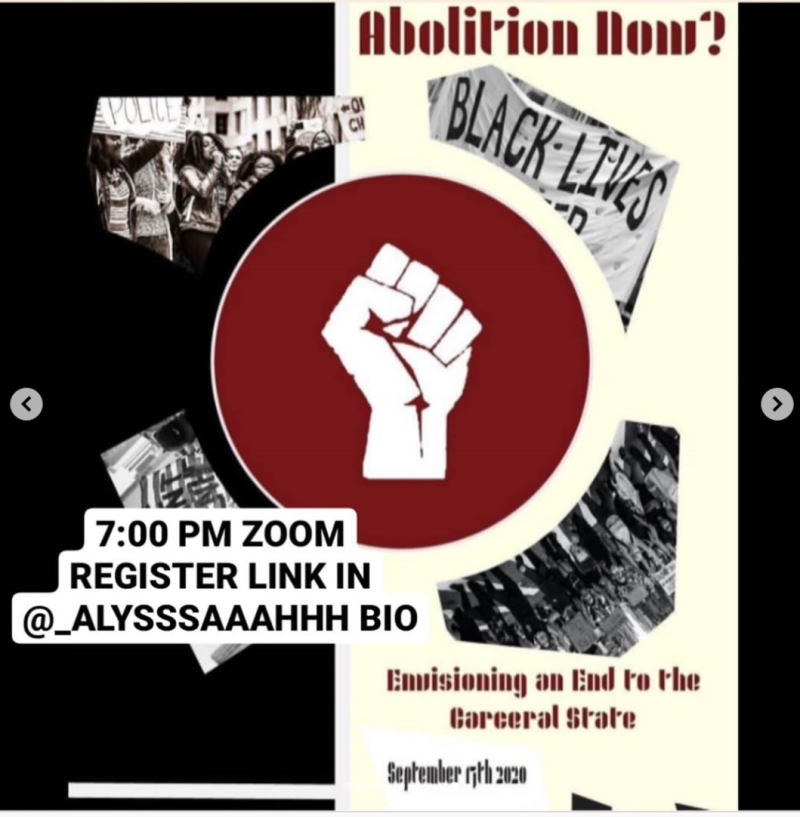 M4BL Protest - Abolition Now? Envisioning an End to the Carceral