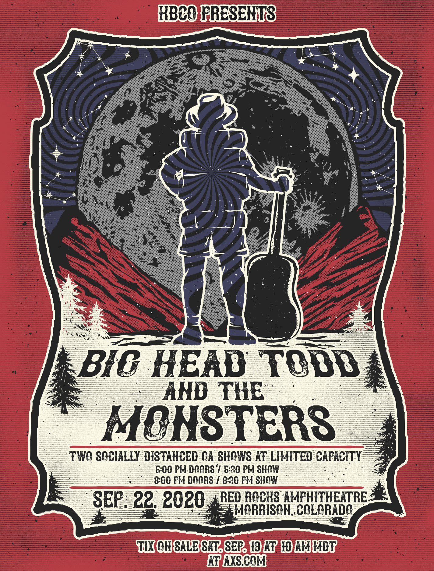 Big Head Todd and the Monsters (Late Show) in Morrison at Red Rocks