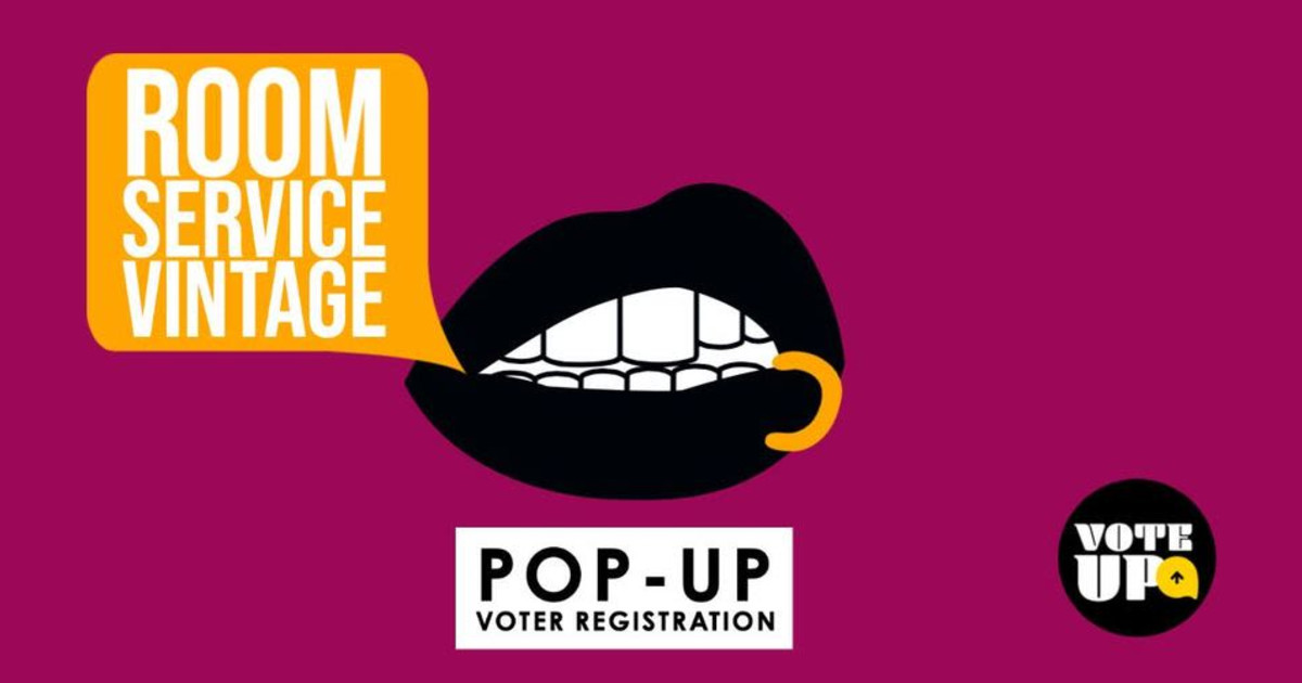 Pop Up Voter Registration - Room Service Vintage in Austin at Room
