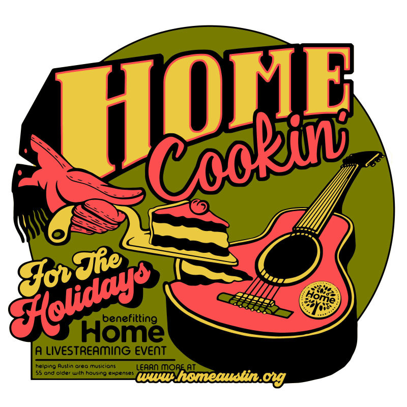 "HOME COOKIN' FOR THE HOLIDAYS" virtual benefit in Moneyville at