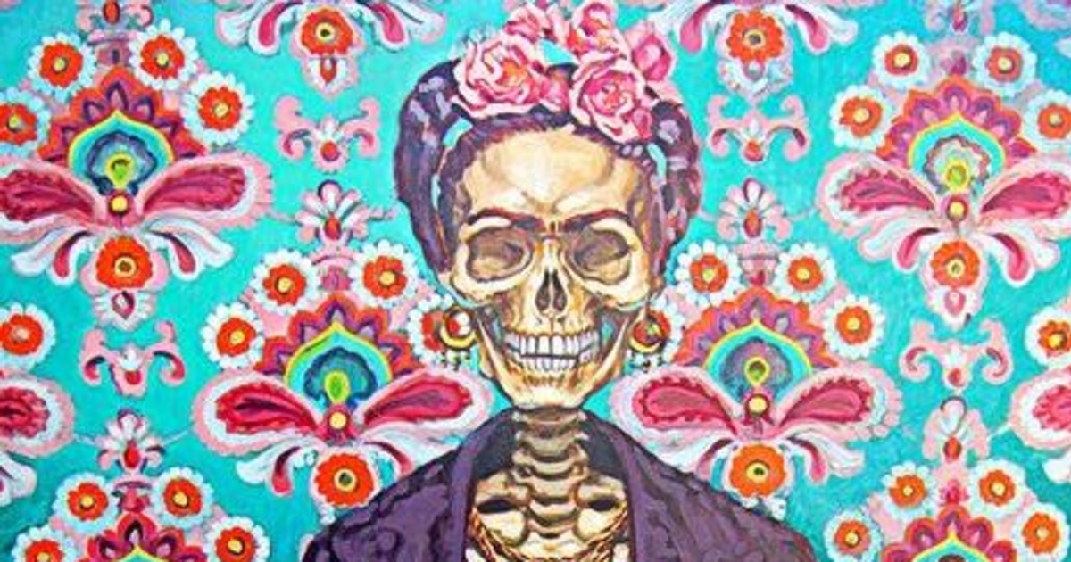 PAINT A FRIDA KAHLO WITH ANNA SWANSON: DIA DE LOS MUERTOS EDITION