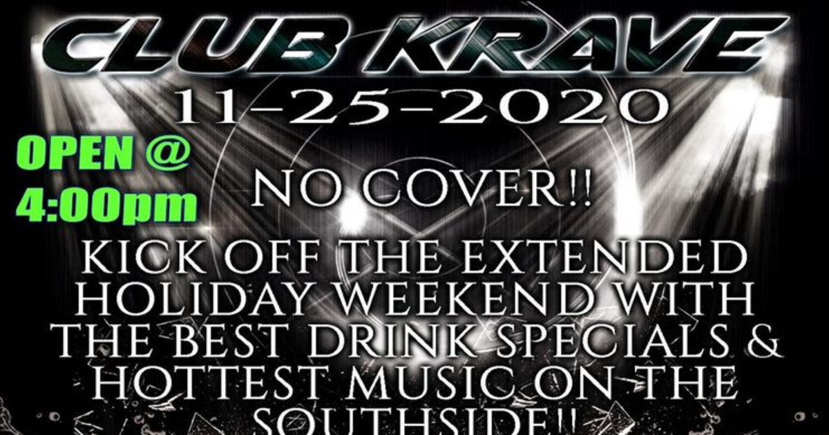Black Wednesday Party in Blue Island at Club Krave