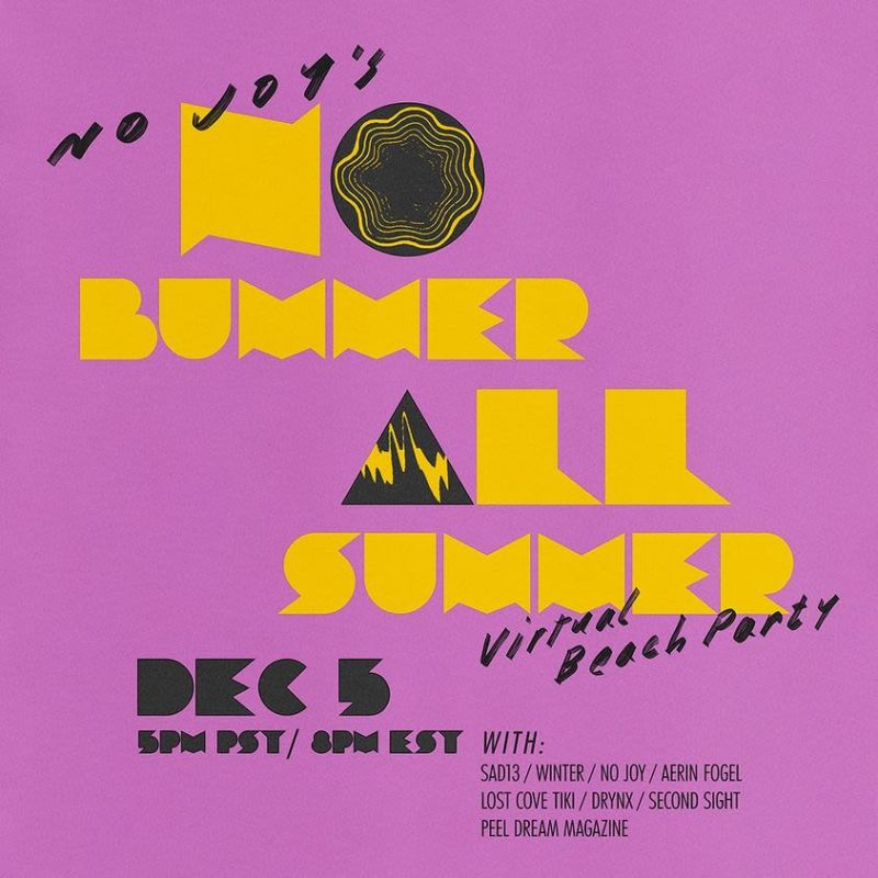 No Joy’s No Bummer All Summer “Virtual” Beach Party! in