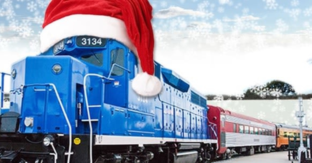 North Pole Flyer in Bertram at Austin Steam Train - Bertram Depot