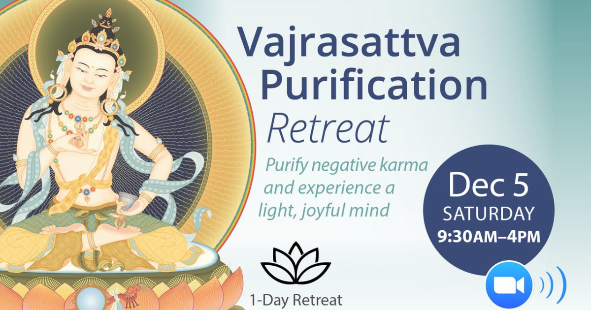 Vajrasattva Purification Retreat in Austin at Kadampa
