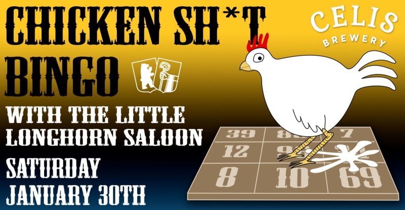 Chicken Sh*t Bingo in Austin at Celis Brewery