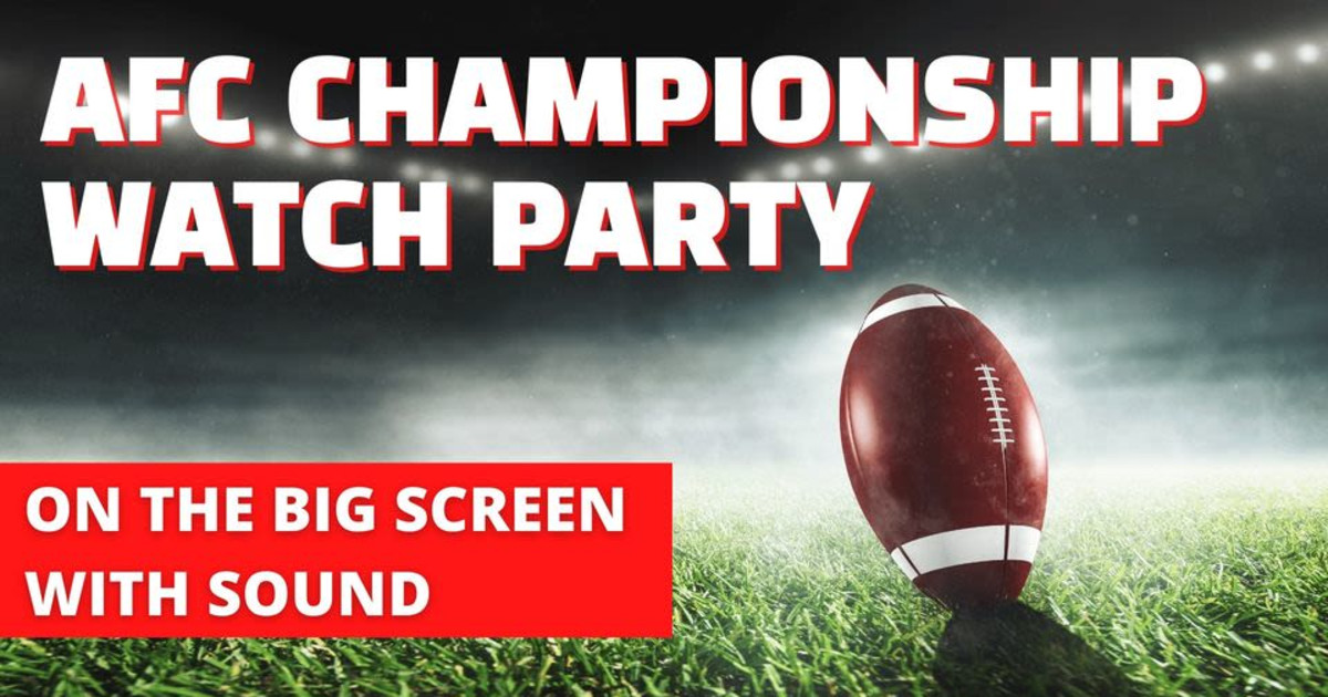 AFC Championship Watch Party in Plano at Box Garden at Legacy Hall