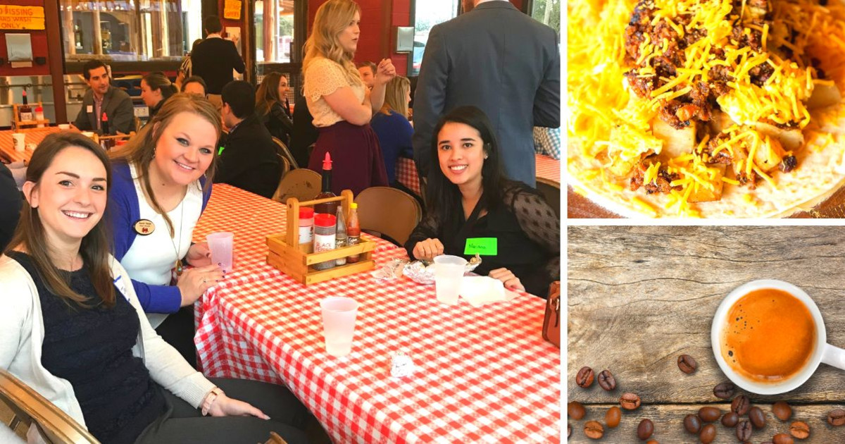 August Coffee Connection in Austin at Rudy's Country Store & BBQ