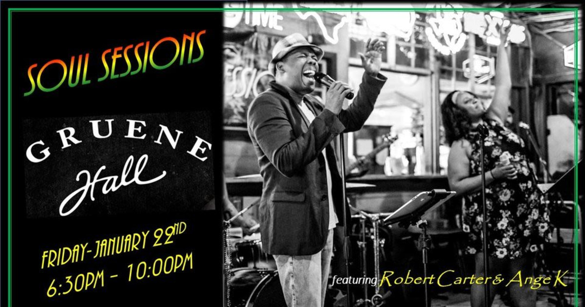 Soul Sessions Featuring Ange K & Robert Carter in New Braunfels at