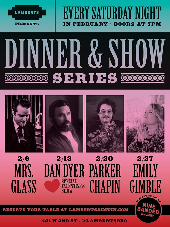 Dinner & Show: Dan Dyer Valentine's Day Special in Austin at