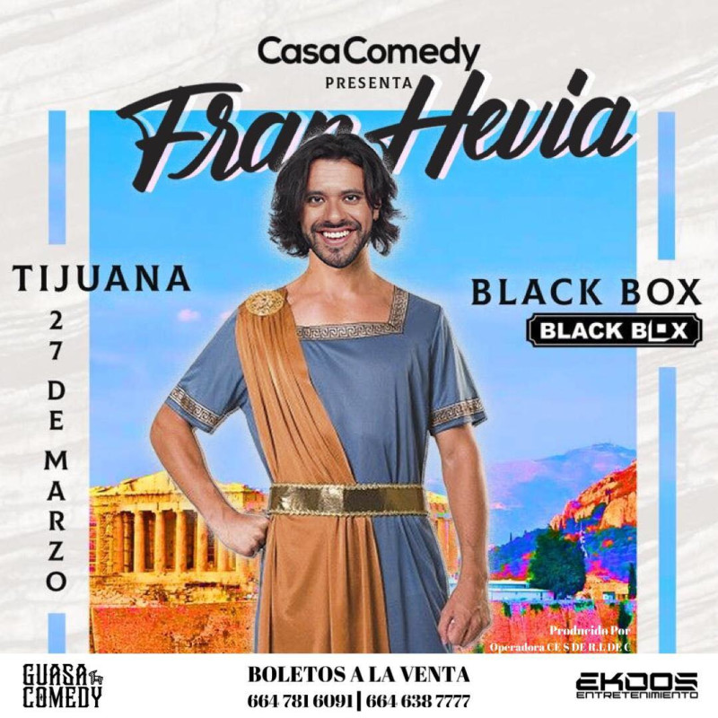 Fran Hevia: EL HUMORISTA DEL FUTURO 2.0 en Tijuana en Black Box