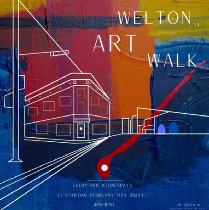 Welton St. Art Walk in Denver at Five Points