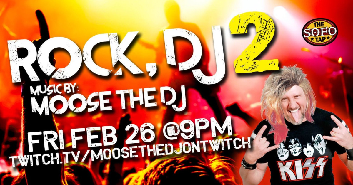 ROCK DJ 2 with Moose the DJ in Chicago at #DoStuffAtHome