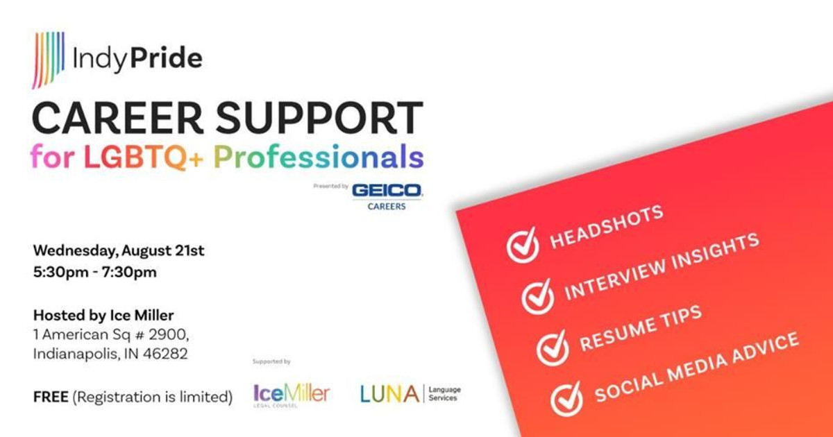 Career Support for Lgbtq Professionals in Indianapolis at Ice