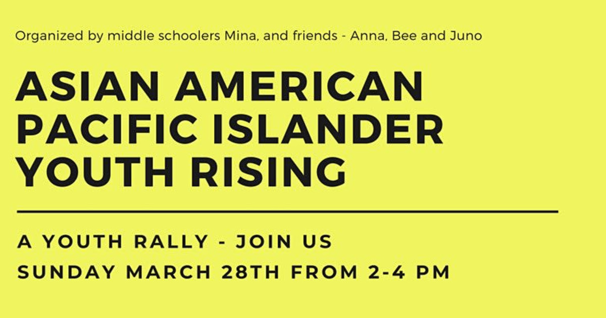 AAPI Youth Rising Rally in The Bay Area at Berkeley, CA