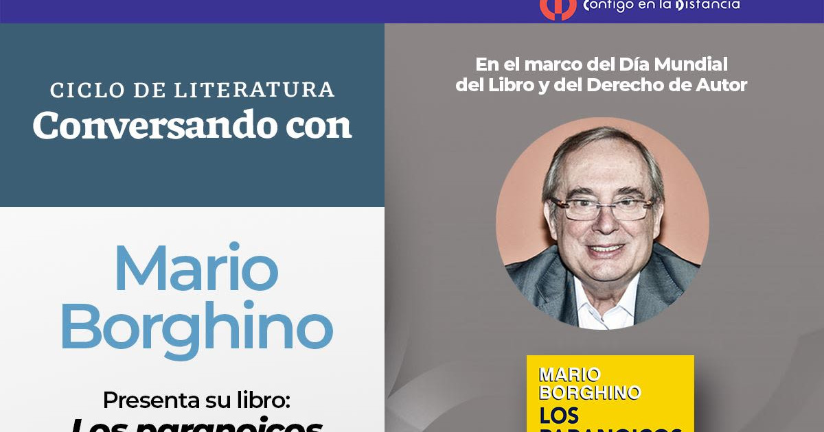Mario Borghino presenta su libro: Los paranoicos se salvan